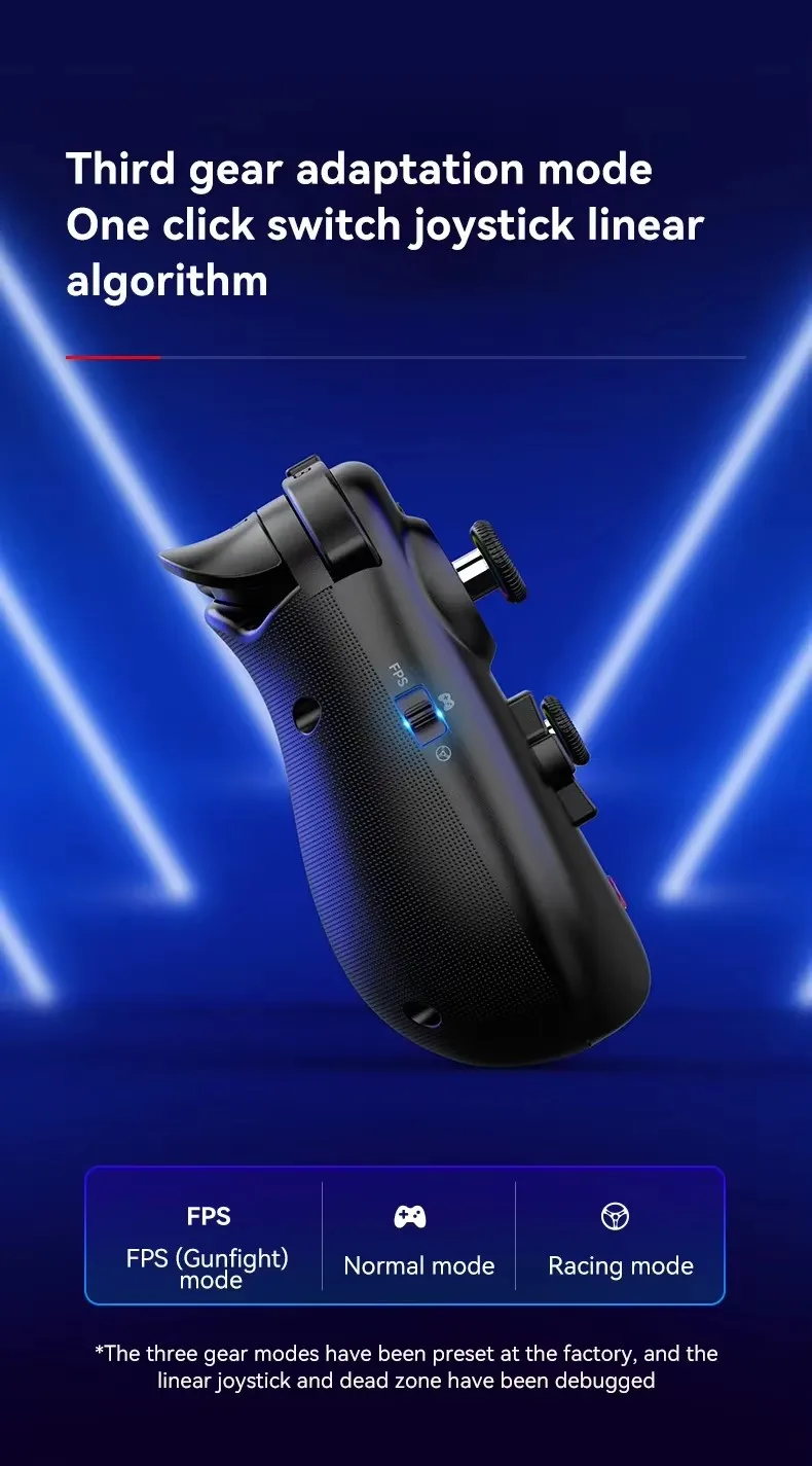 D8 Pro Dual Game Stretch Joystick Handle Controller for Switch PS4