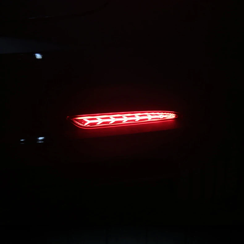 Tesla Model 3 Model Y 12v Red Lens Bumper Reflector Lights Led Stop ...
