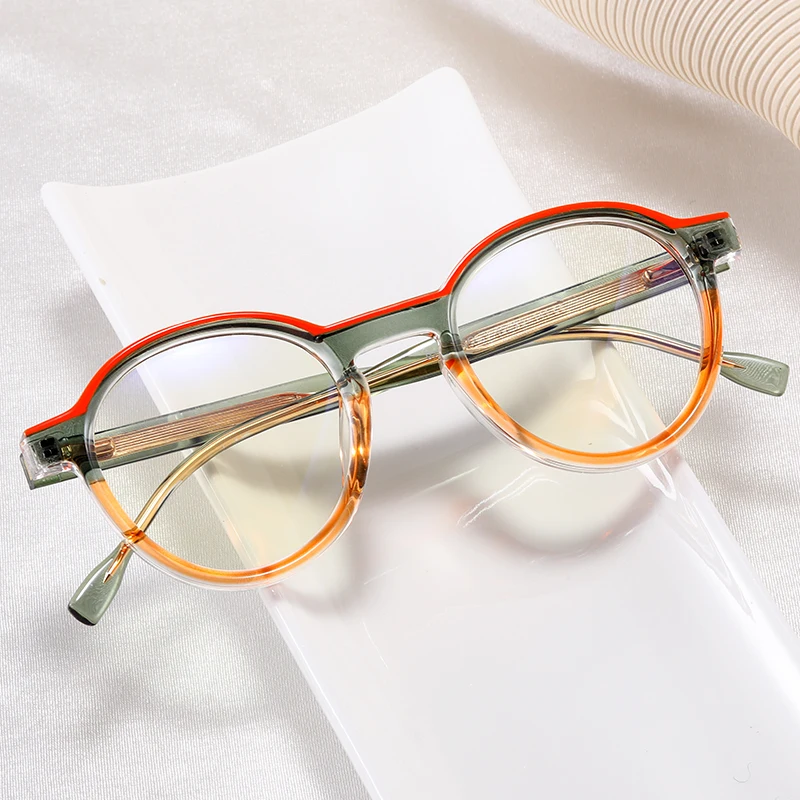 Ms 97715 Women's Eyeglasses New Years 2024 Glasses Tr90+cp Round ...