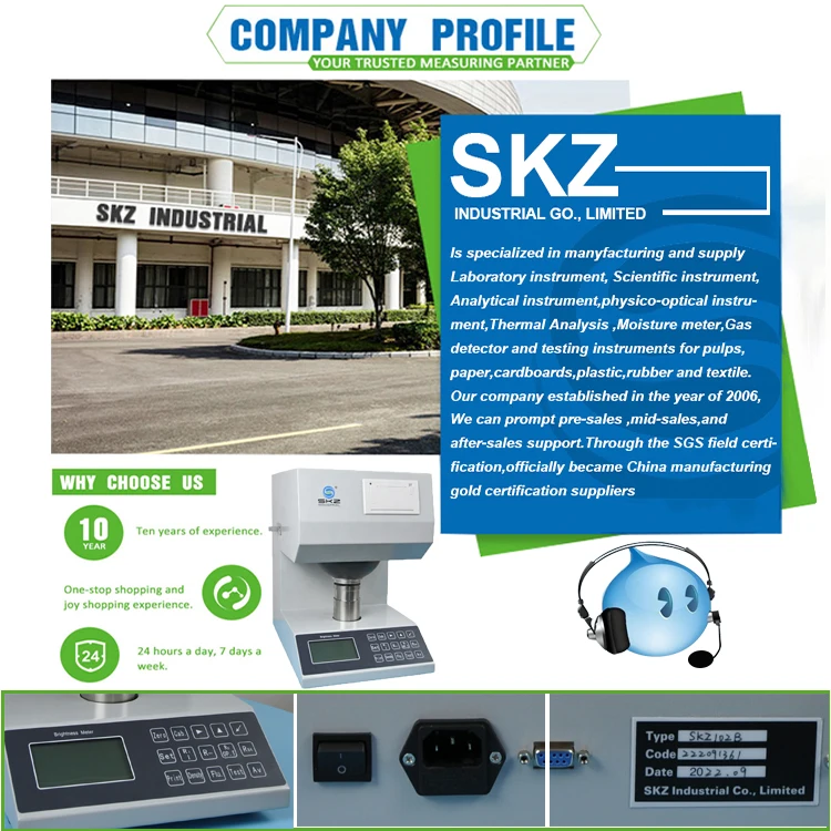 Brightness Tester Colorimeter - Paper Color Testing Instrument