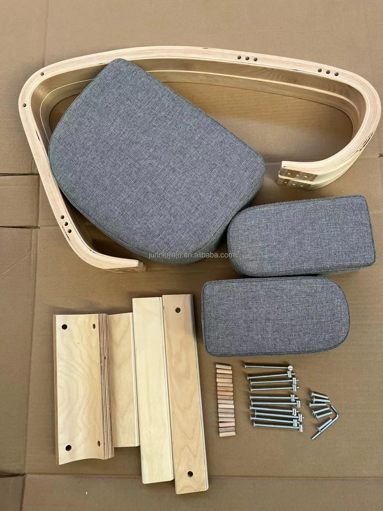 Wood Office Chair Yoga Posture Sit Posture Correction Positive Knee ...