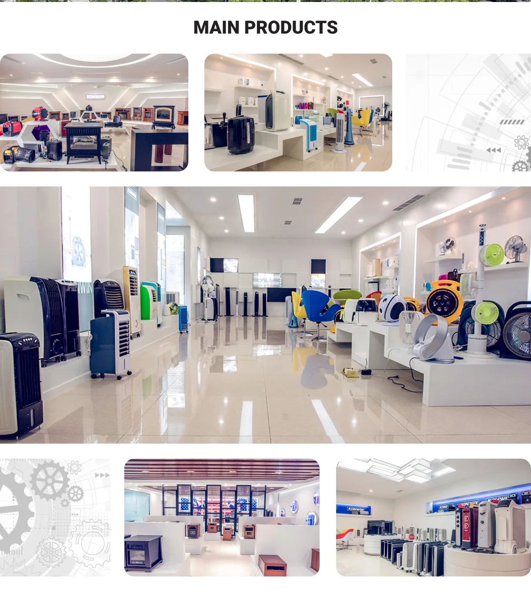 Konwin Electric Air Heater,Wall-mounted Heater Ptc Ceramic Heating ...