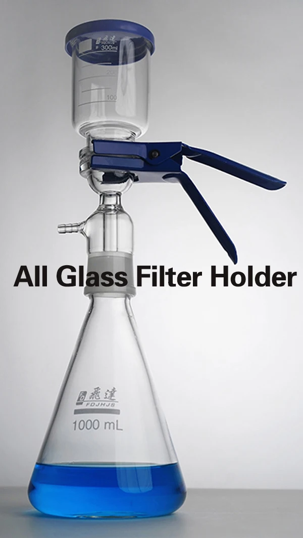 Laboratory Vacuum Filtration Hplc Mobile Phase All Glass Holder Unit ...