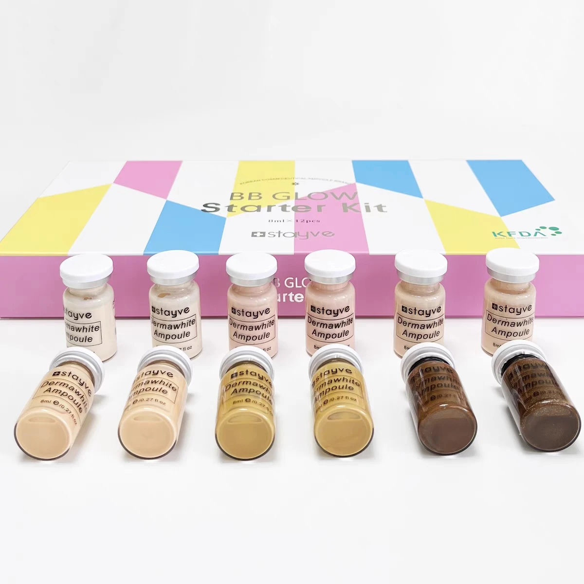 Oem Semi Permanent Korean Bb Serum Glow Ampoule Bb Serum Whitening ...