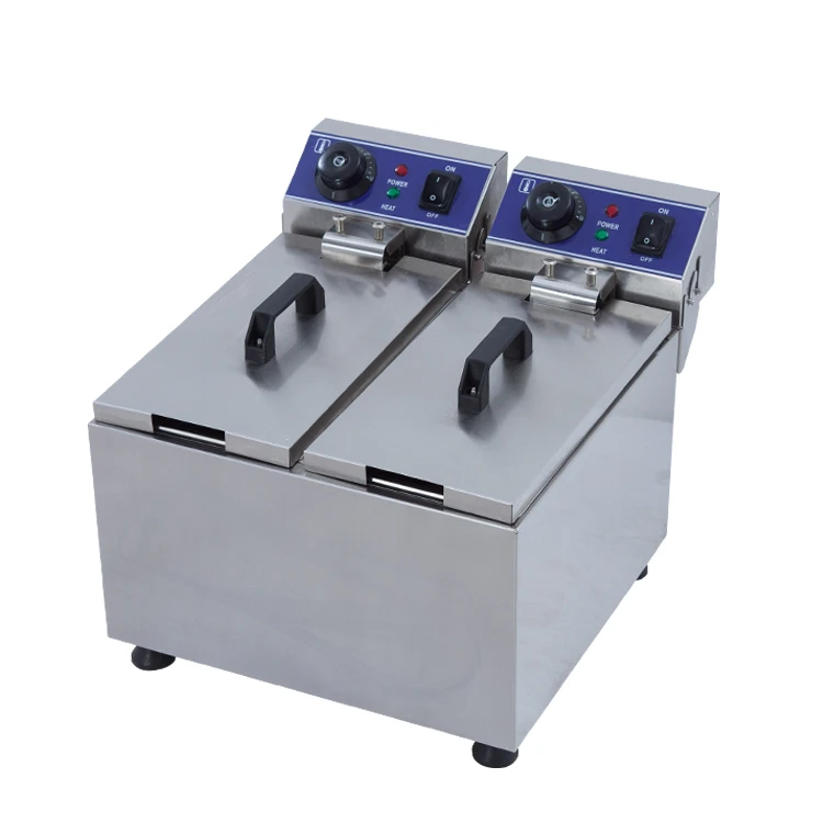 Kfc Restaurant Kitchen Equipment Stainless Steel Chips Fryer Electric ...