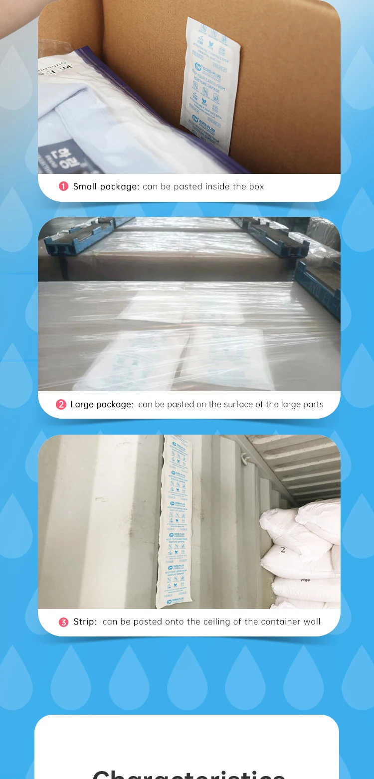 Container Dry Dehumidifier Desiccant 125 Gr - Absorb Moisture