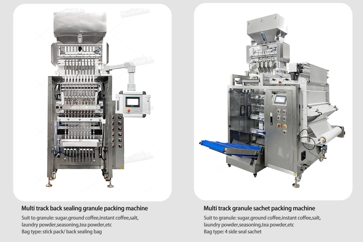 Fully Automatic Vffs Multi Line Instant Coffee Packing Machine 8 Lane ...