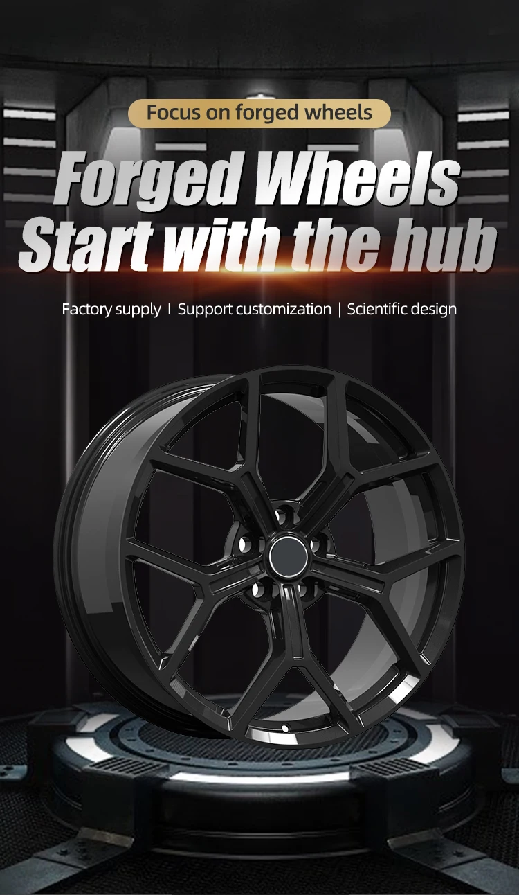 Car Hub Wheels Rims Aluminum Alloy 5*120 5 Holes For Land Rover ...