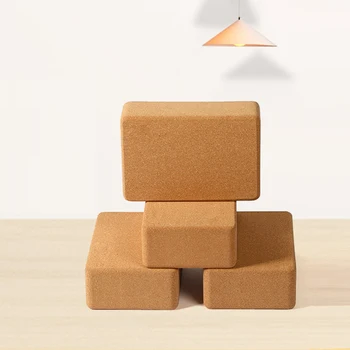 Professional Eco-friendly High Density Cork Yoga Block Brick Dance ...