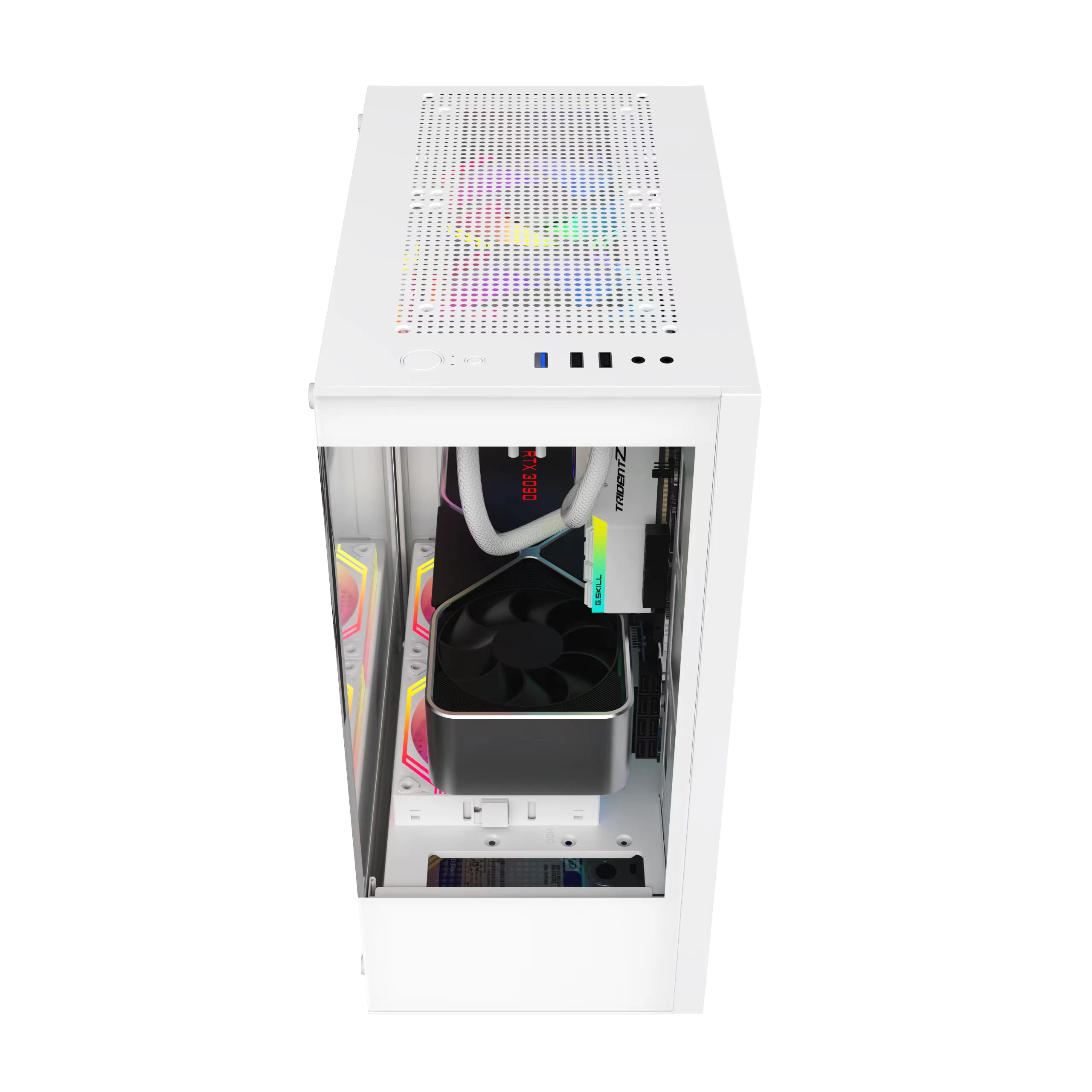 White Color Factory Oem Odm Casing For Pc Gaming Cabinet Tower Full ...