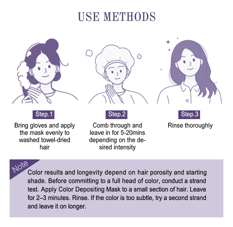 Diy 10 Colors Natural Hair Coloring Shampoo Mask No Damage Pure Hair ...