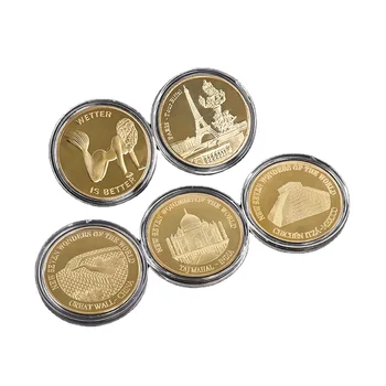 Custom Commemorative Coin Blank Souvenir Brass Gold Silver Logo 3d ...