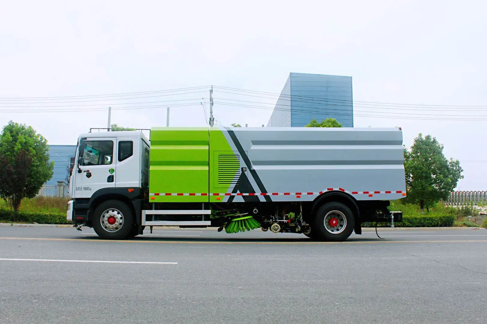 4x2 High Pressure Road Sweeper Washer Cleaning Truck Dust Vacuum Truck ...