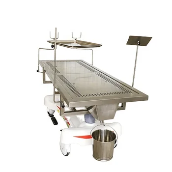 Factory Price Cadaver Trolley Autopsy Cart With Hydraulic Lift System ...