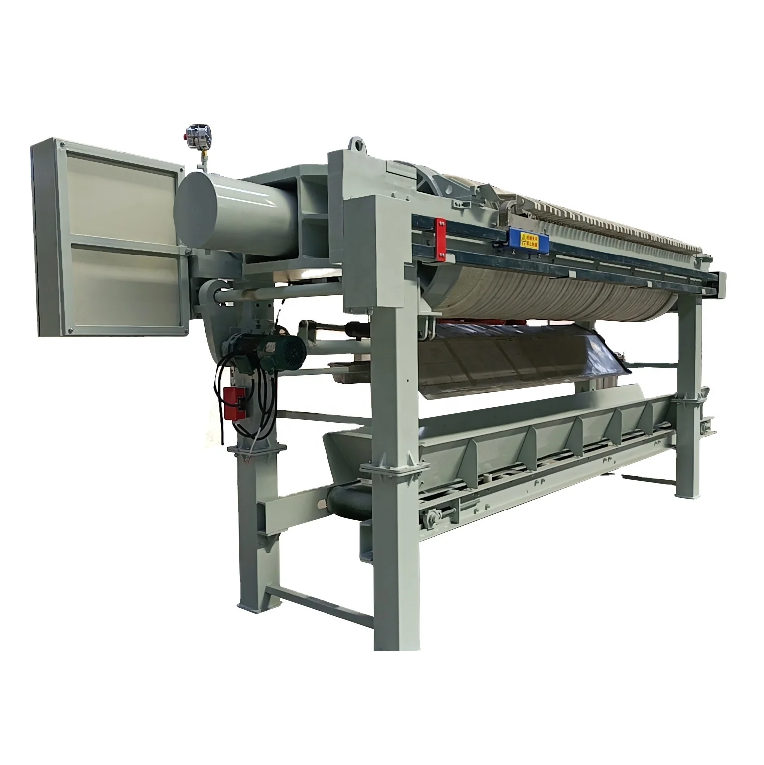 Round Clay Filter Press Kaolin Filter Press Sludge Dewatering Filter ...