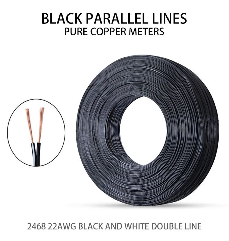 Black And Red Electrical Idc Connector Spt Parallel Wire Us 18awg 3 Pin ...