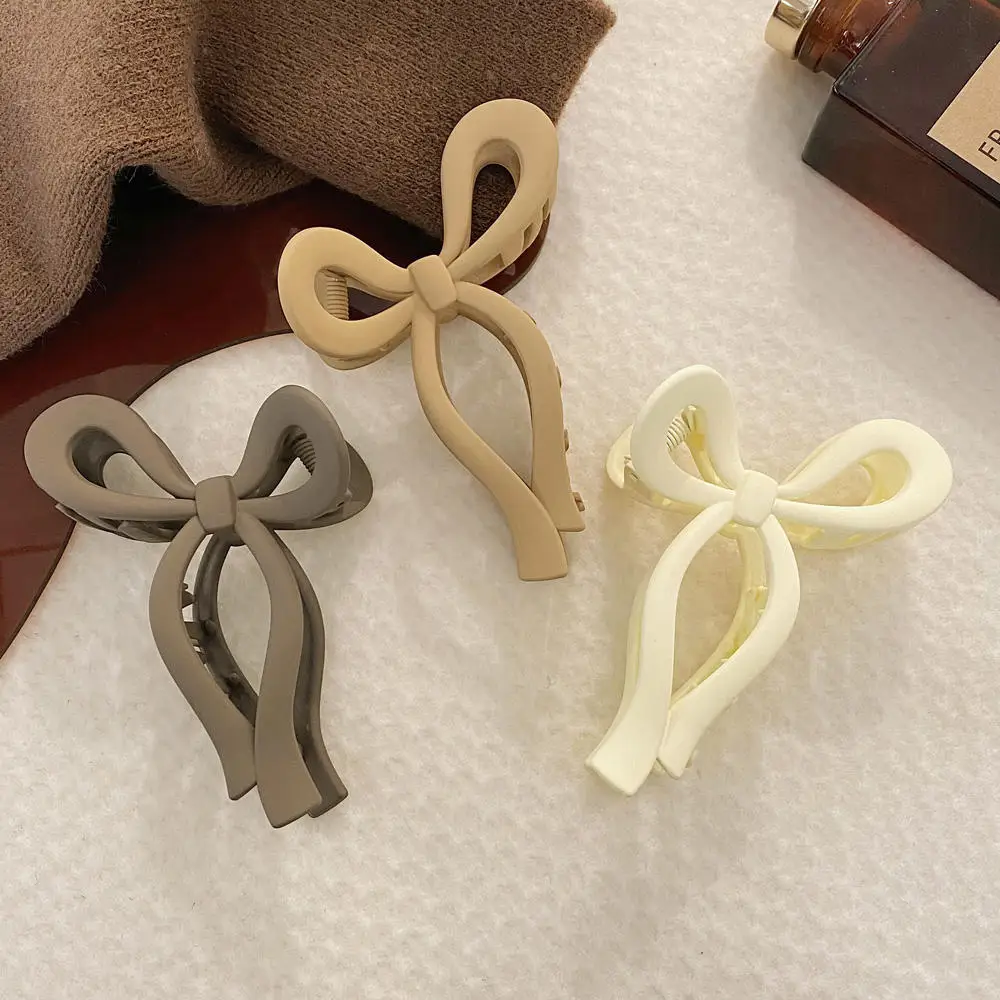 Vintage Matte Large Plastic Hair Claws for Women