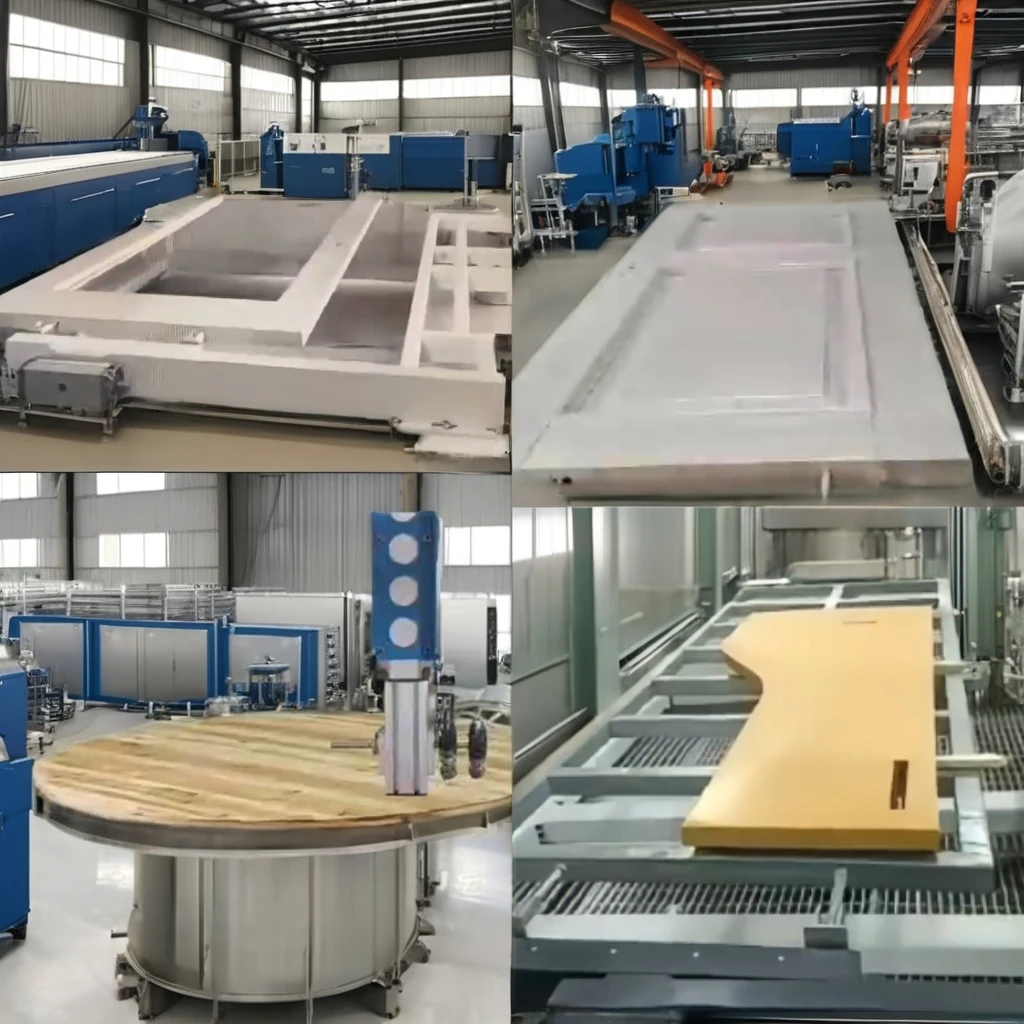 Automatic Paint Spraying Machine Furniture Cabinet Wooden Door Coating ...