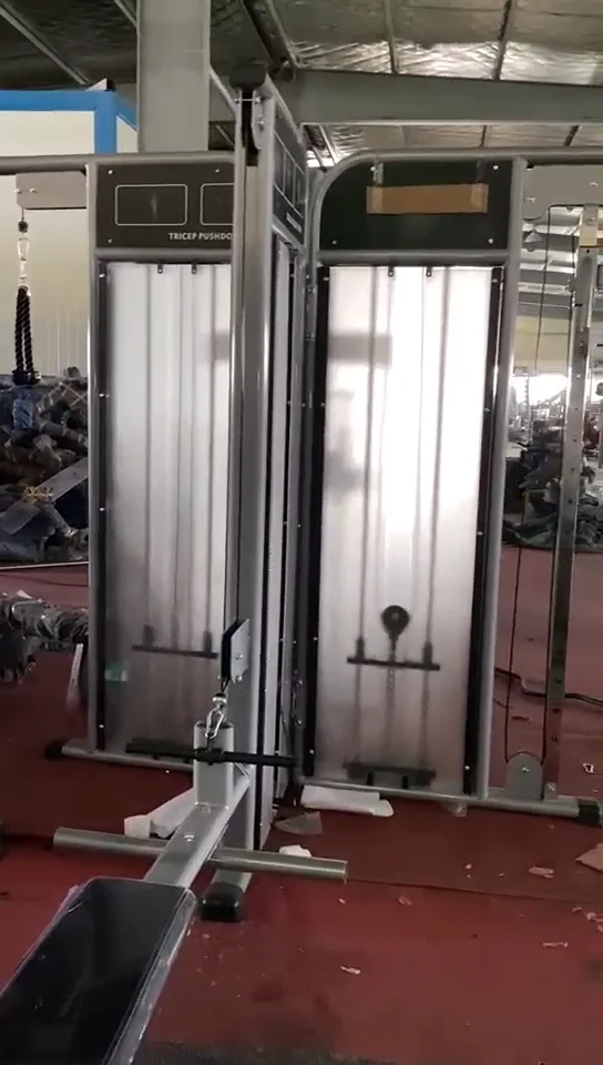 Commercial Gym Equipment Multi-function 5-station Power Rack Fitness ...