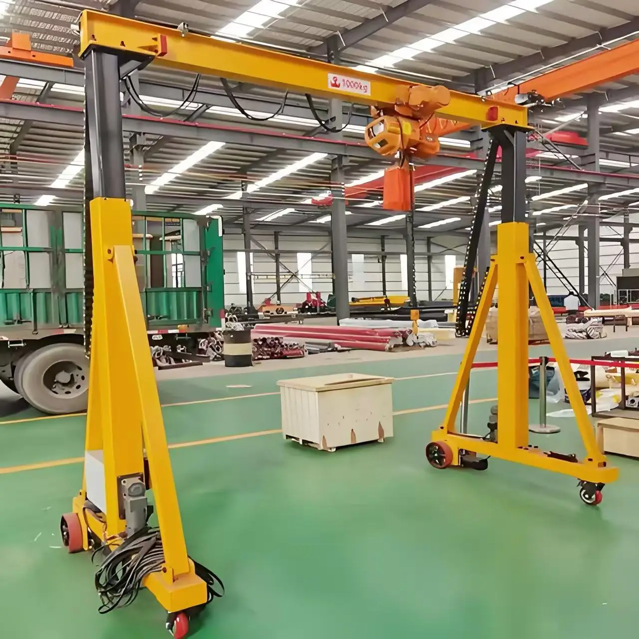 Factory Production 5 Tons Gantry Crane Small Trackless Gantry Crane ...