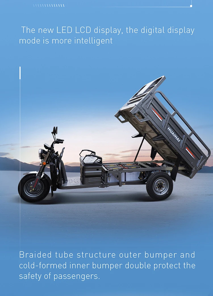 Huaihai Motorized Tricycle Tipper With Ce Certificate - Buy Battery ...