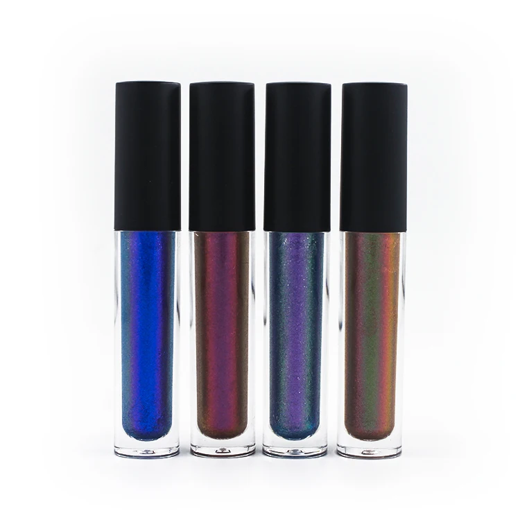 Custom logo Glitter Lipgloss Multichrome Chameleon Lip Gloss Private ...