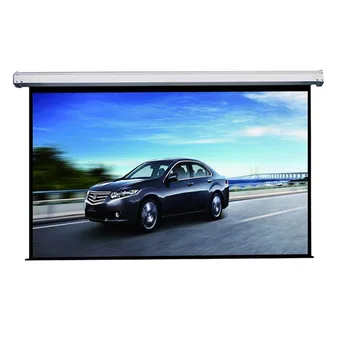 Customized Hd Large Motorized Stage Projector Screen Perforated ...