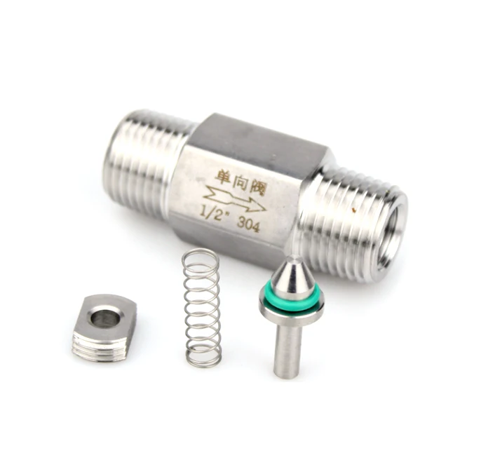 Spring Loaded Non Return Valve Check 1/2 "tubing Check Valve Double ...