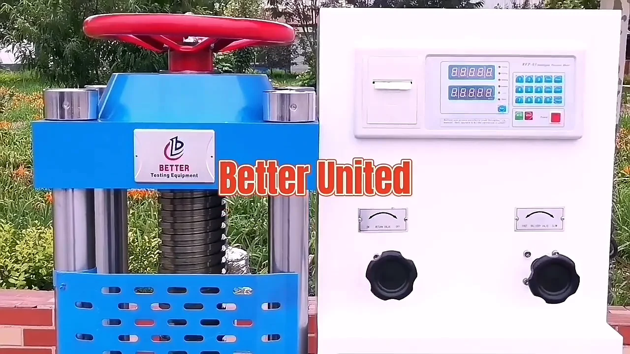3000kn Hydraulic Press Tester / Concrete Compressive Strength Testing ...