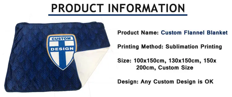 Custom Sublimation Blankets - Soft, Sustainable, and Portable