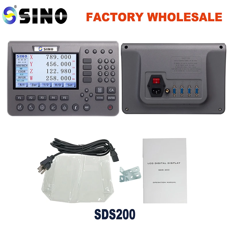 4-axis Digital Readout Display Meter Set Sino Sds200 Mills Dro Kit For ...
