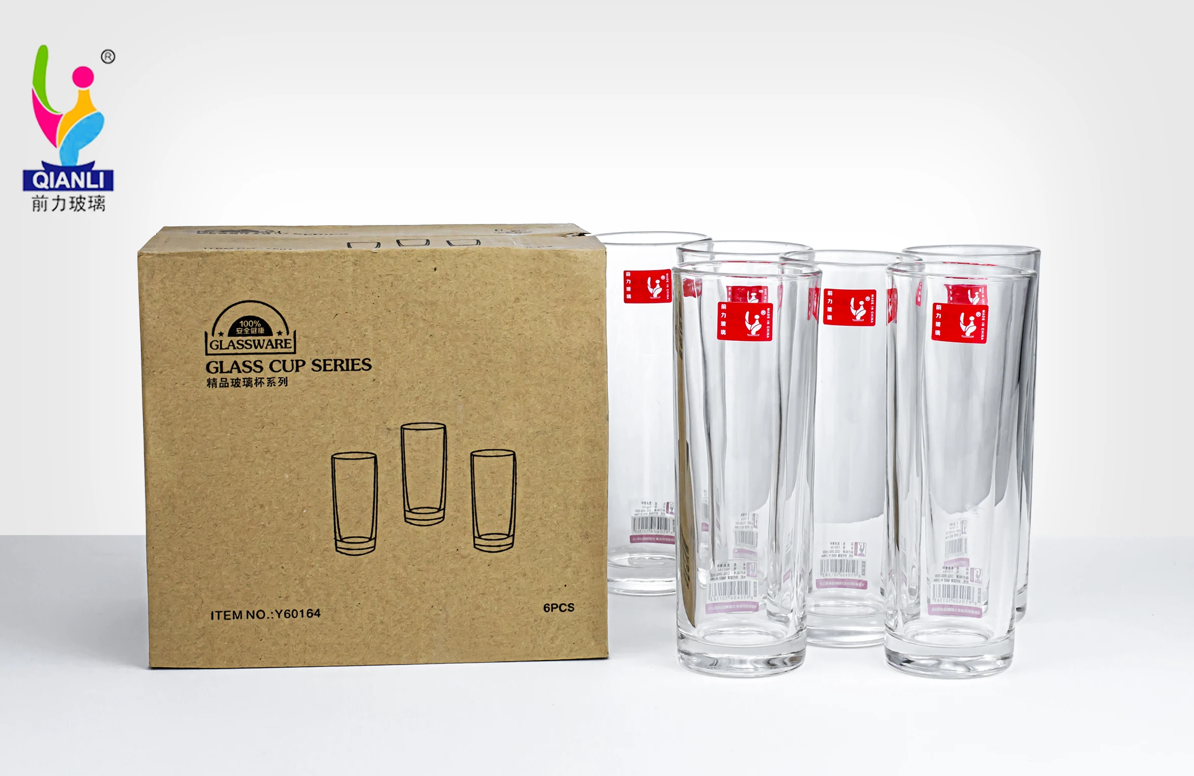 Water Cup Pressed Qianli Glass Tea Unique Glassware Glass Classic ...