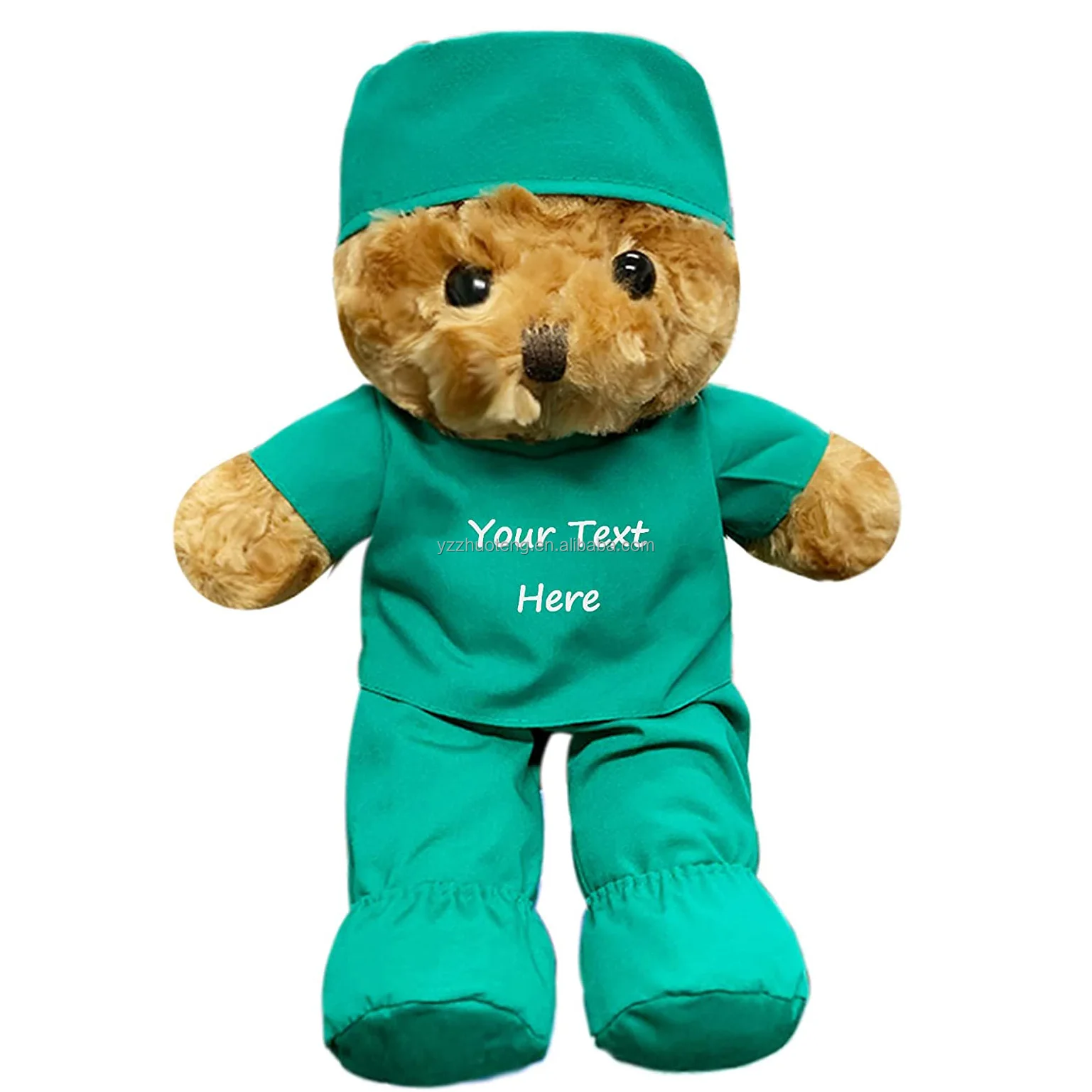 Custom Stuffed Doctor Nurse Teddy Bear with Stethoscope
