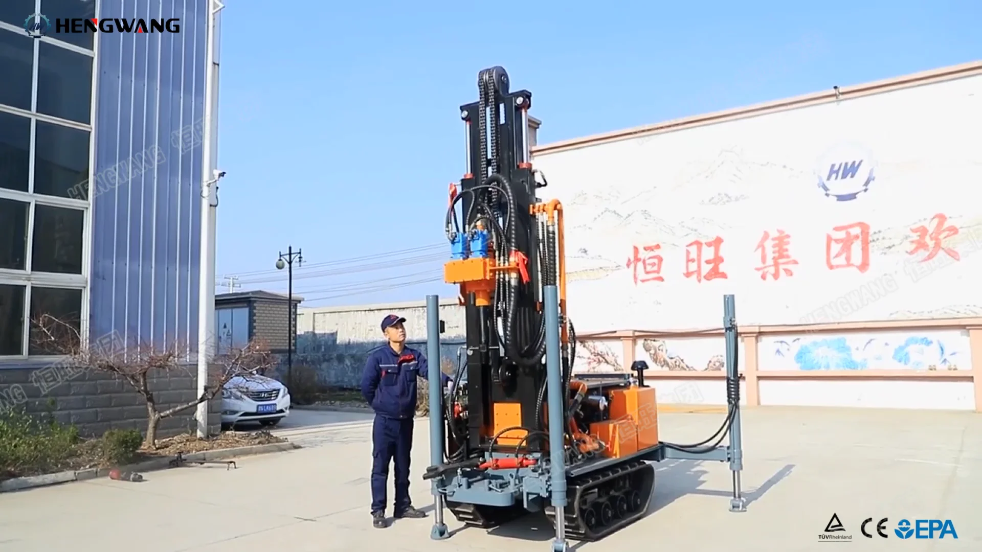 Environmental And Geotechnical Drill Rig For Hard Rock Exploration Work ...