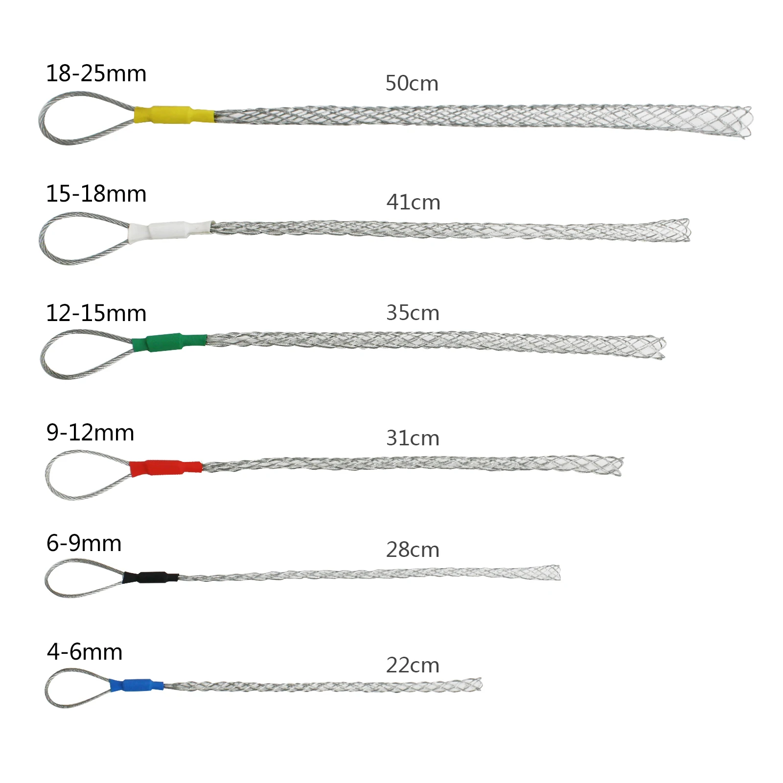 4-6mm Cable Pulling Grip Sock with 5mm Nut Flexible Eye| Alibaba.com
