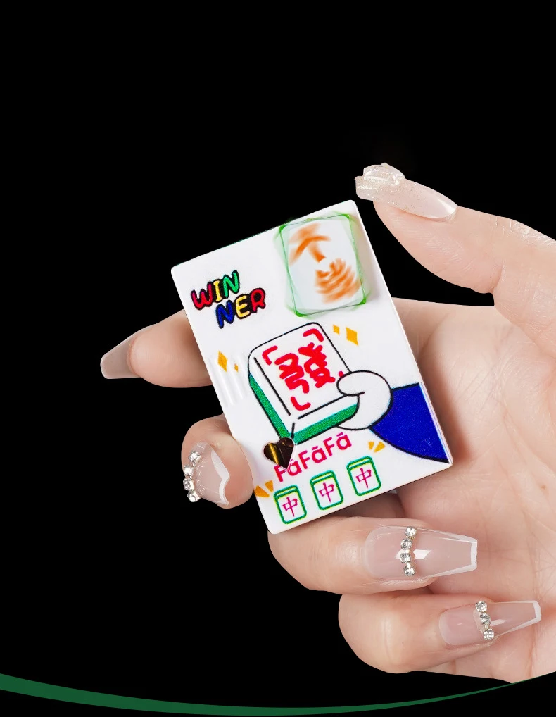 Creative Mahjong Shape Rotating Lighter Visible Air Window Green Flame ...