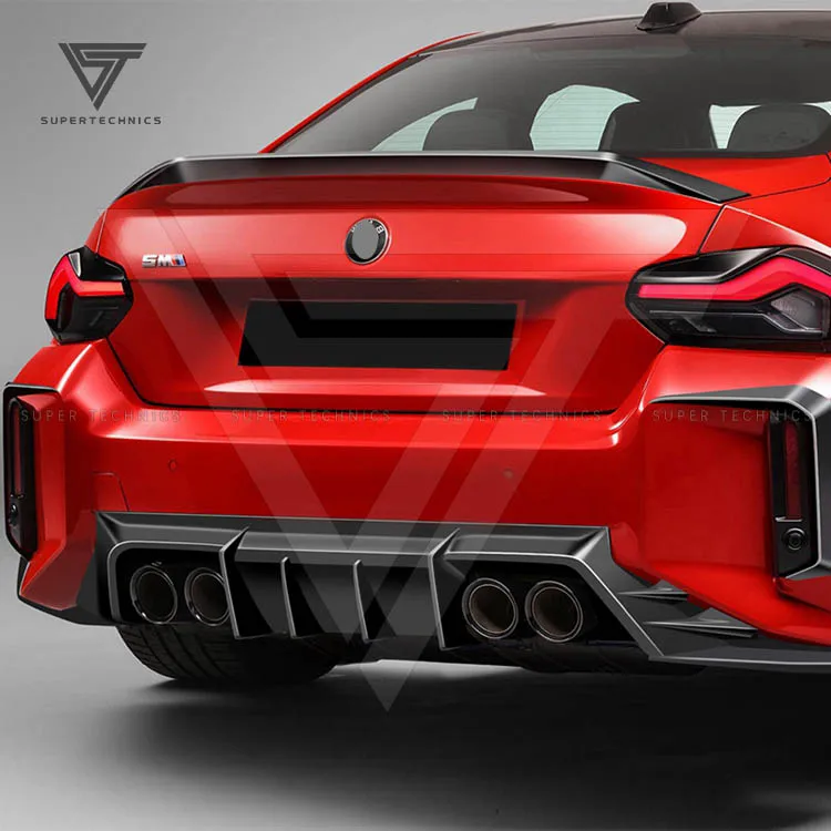 Pt Style Carbon Fiber Rear Spoiler For Bmw 2 Series G87 M2 2023 - Buy ...