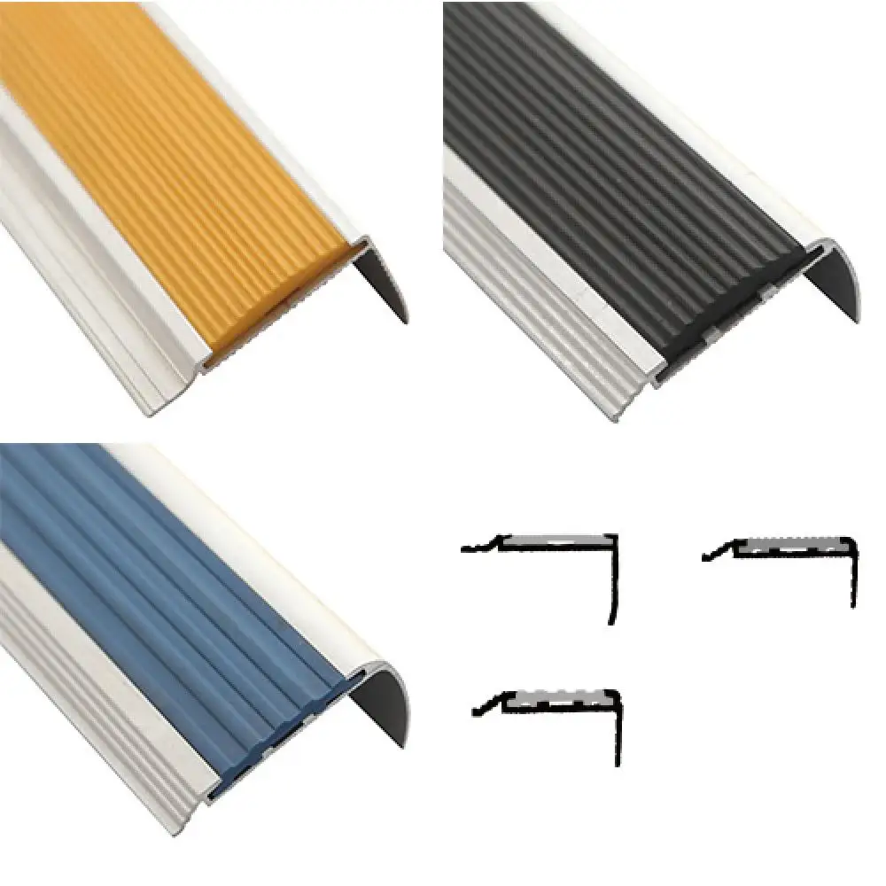 Pvc L Type Stair Nosing Edging Protector Trim Decorative Non-slip ...