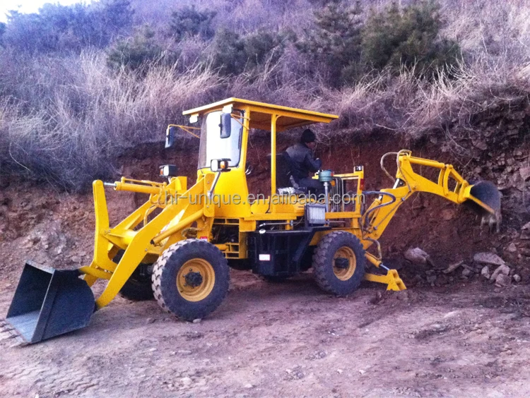 Chinese Loader New Backhoe Loader 4x4 Backhoe Price Mini Tractor Front ...