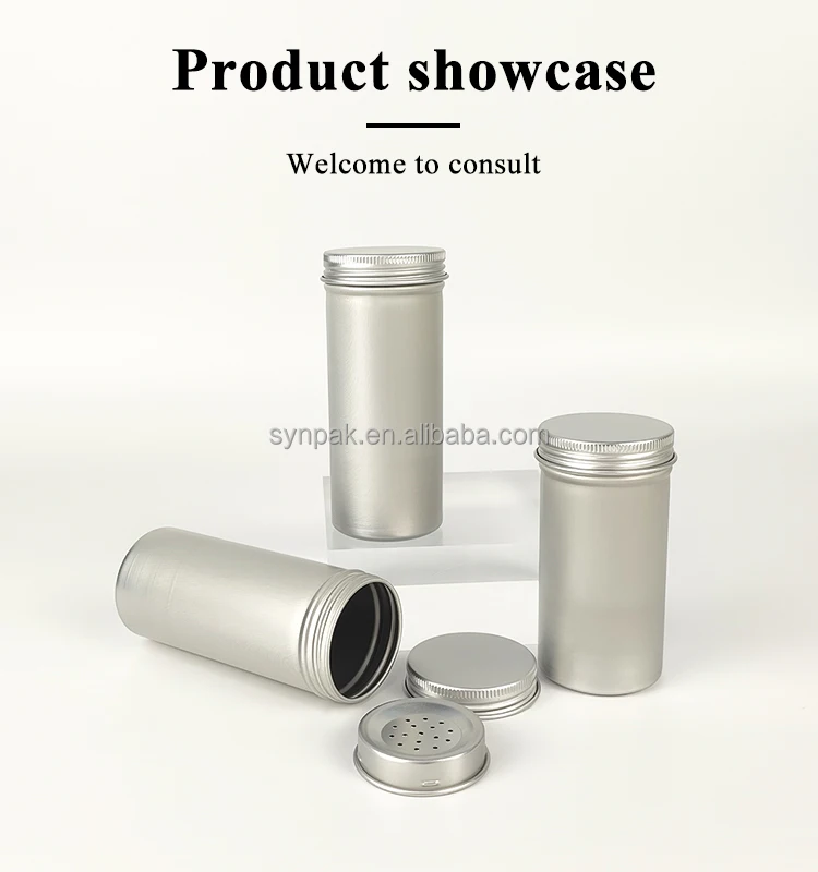80ml 120ml Aluminum Foil Container for Cosmetic Powder Personal Care ...