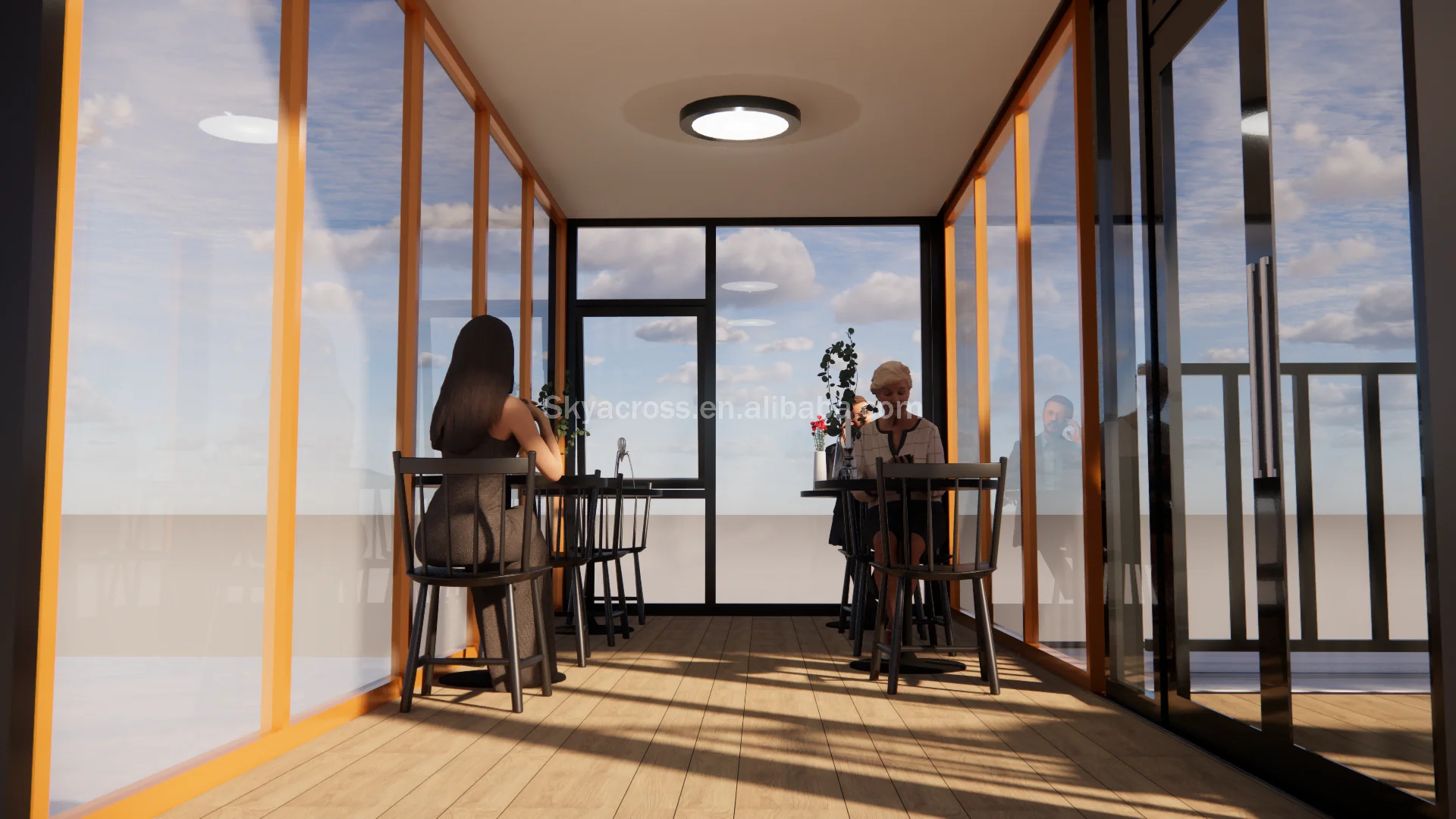 Modular Shipping Container Restaurant - 40ft Container