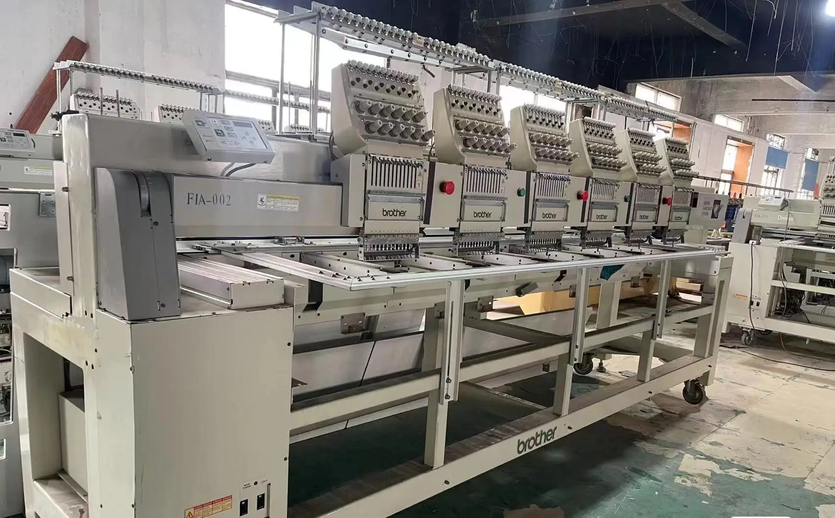 High Quality Brothar 6 Heads Embroidery Machine Twelve Fifteen Twenty ...