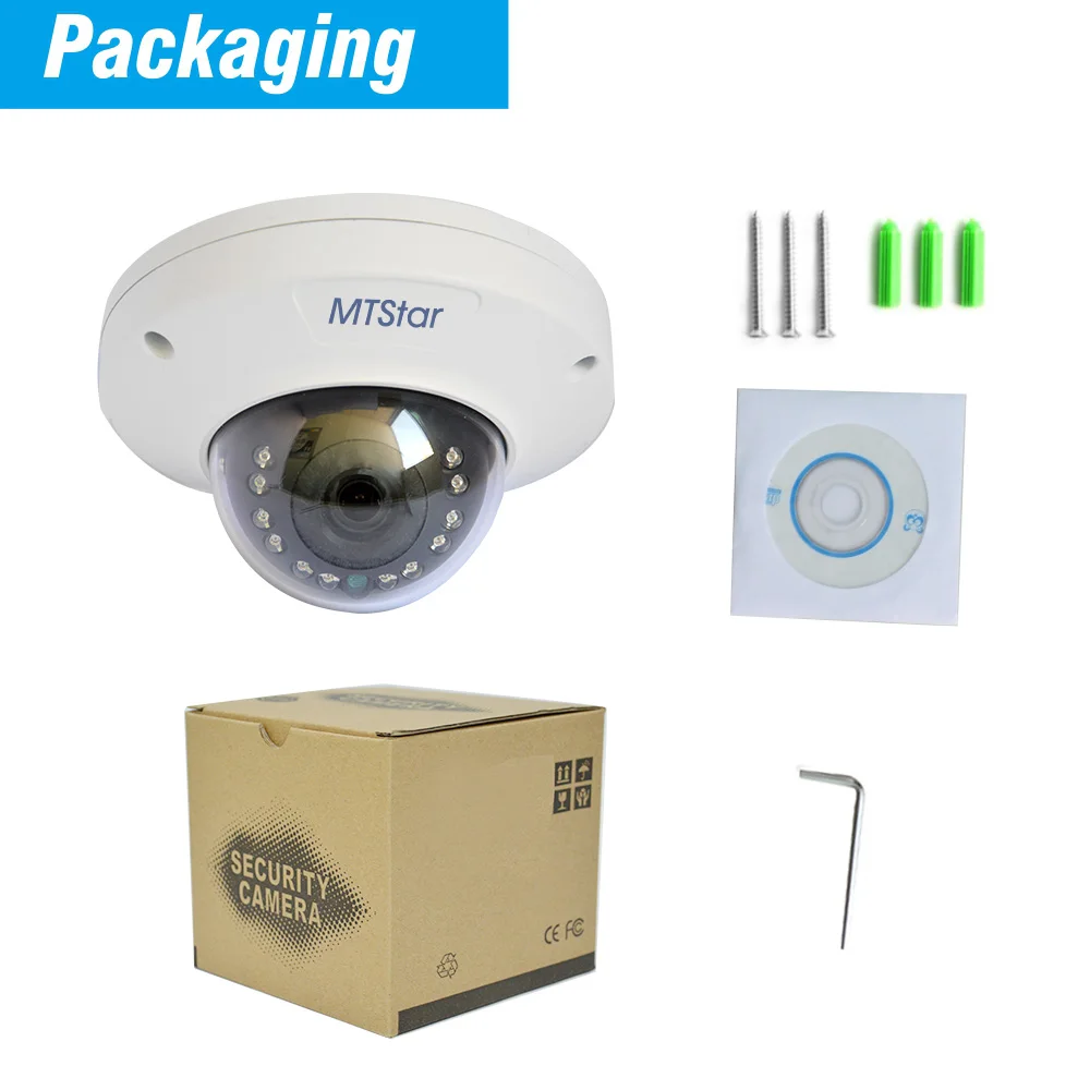 5mp Ip Cctv 摄像机套件 4ch 家庭安全摄像机系统，5mp 户外 Ip 摄像机,5mp 4 通道 Nvr 安全系统，含 16 Tb ...