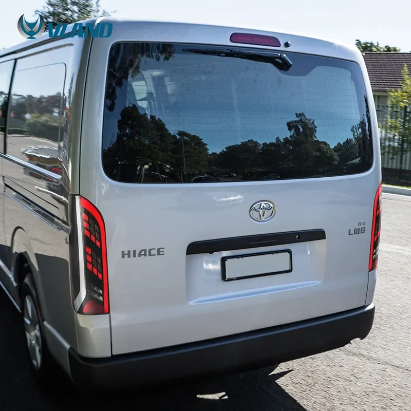 Hiace Taillights Taillamp Rear Lights Rear Lamp Body Kit 2005-2018 Led ...