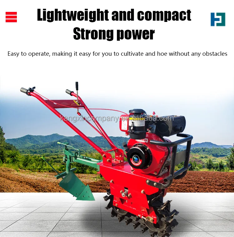 Mini Self Propelled Power Tiller Rotary Cultivator Gasoline And Diesel ...