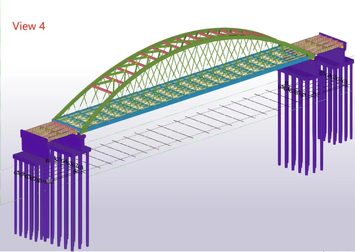 Lightweight Steel Frame Pedestrian Bridge\Prefabricated Steel Arch ...