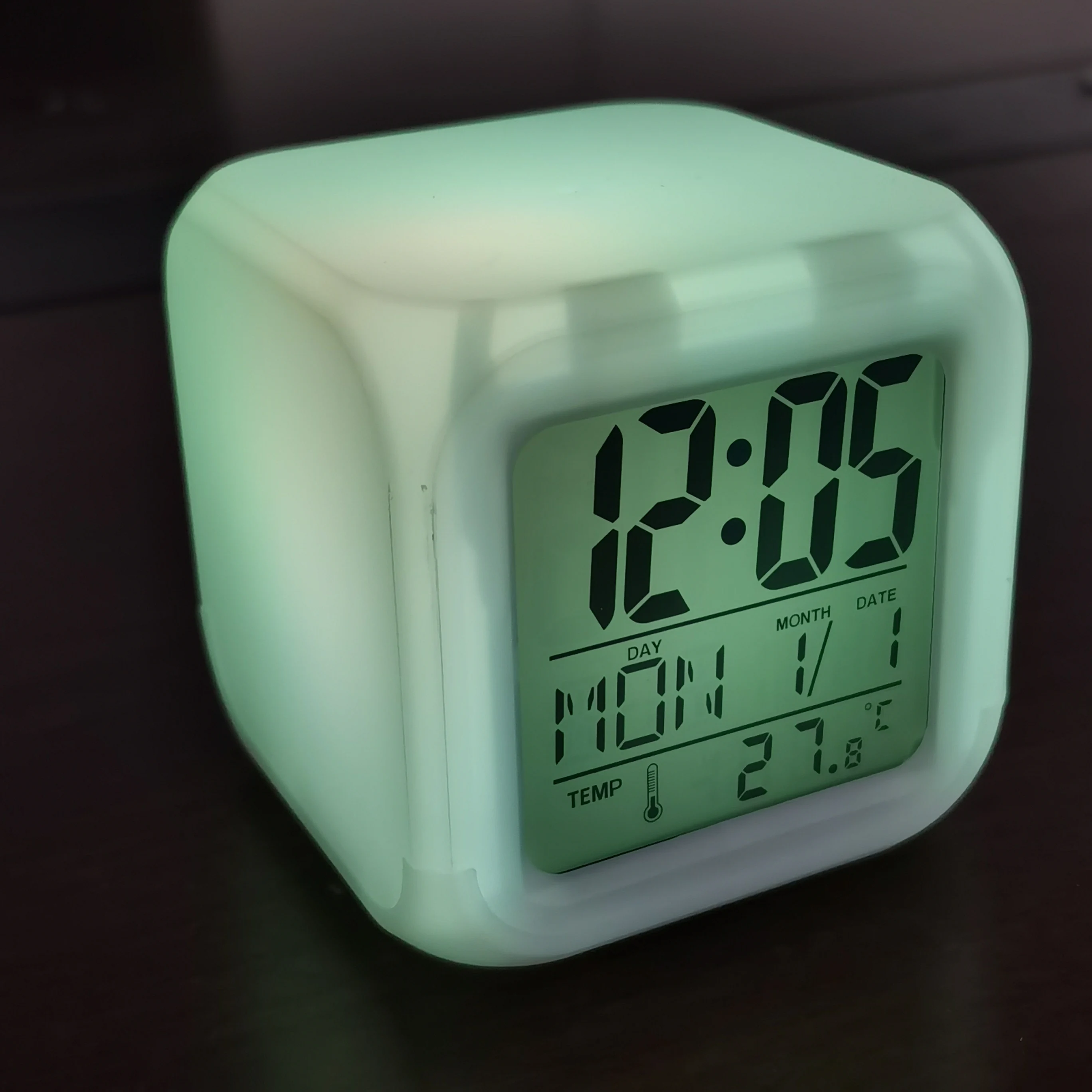 Transparent Led Clock