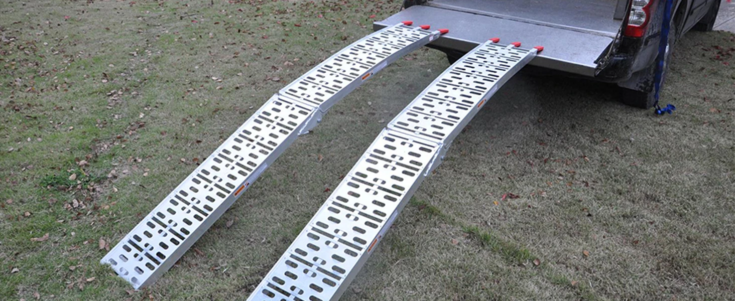Aluminium Motorcycle Ramps Folding Foldable Aluminum Ramp For Atv ...