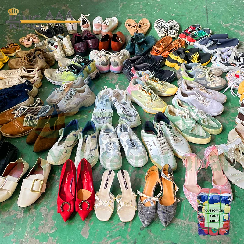 Mixed Men Ladies Bulk Sport Shoe Used Shoes Bales Branded Sepatu Bekas ...
