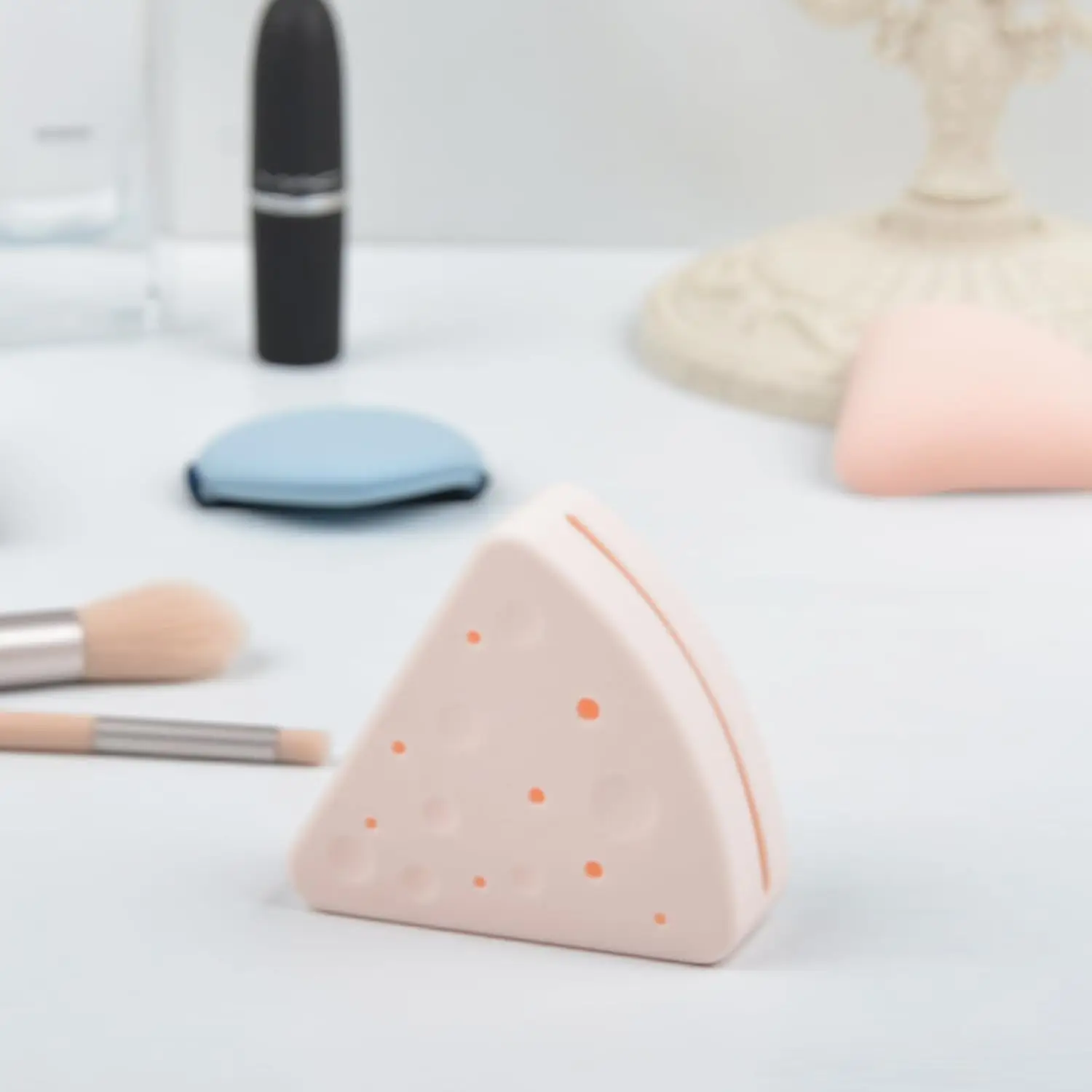 Powder Puff Case Silicone,Triangle Powder Puff For Face Holder - Buy ...